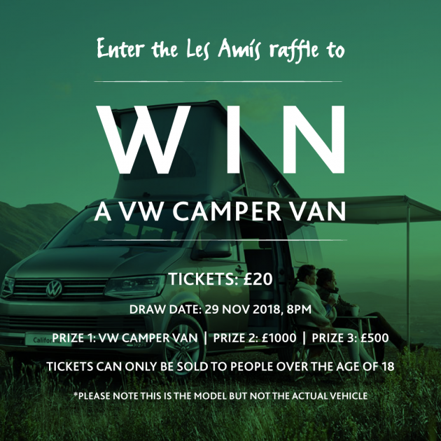 VW Camper Van Raffle Ticket Sale Update - Have you got yours yet?