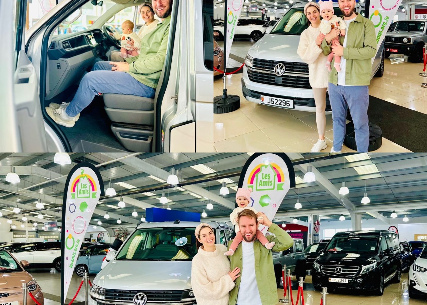 Congratulations to the winners of Les Amis' 2023 VW Camper Van Raffle